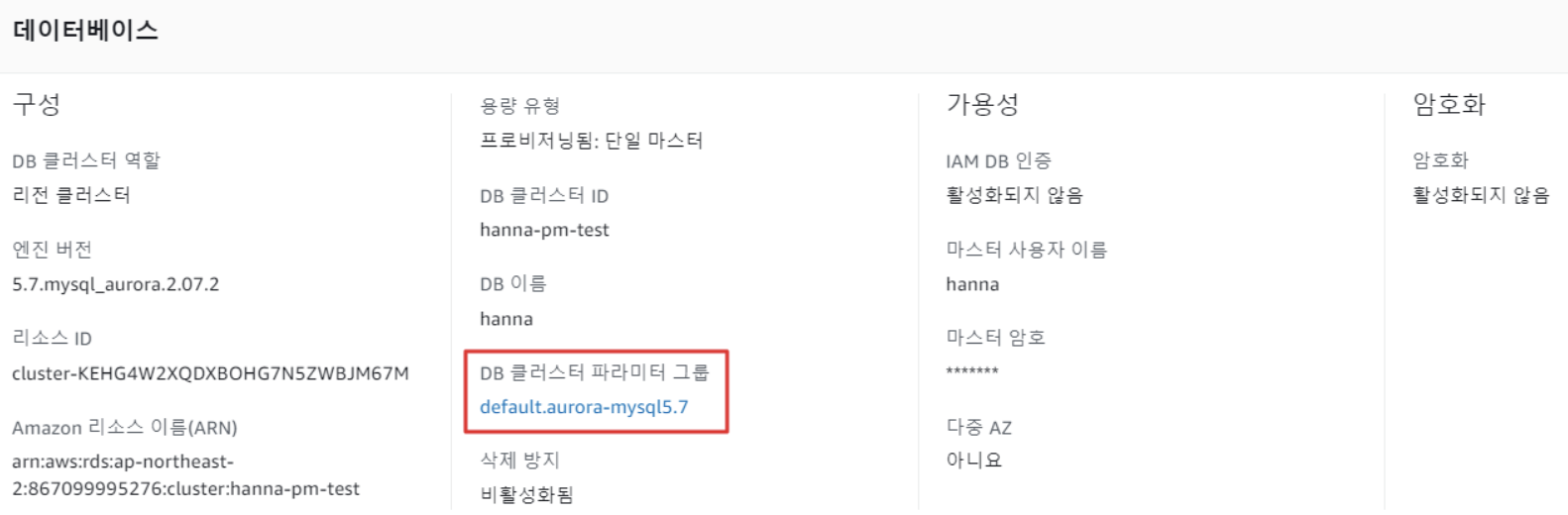 Db Cluster Parameter Group 과 Db Instance Parameter Group 의 차이점 및 활용