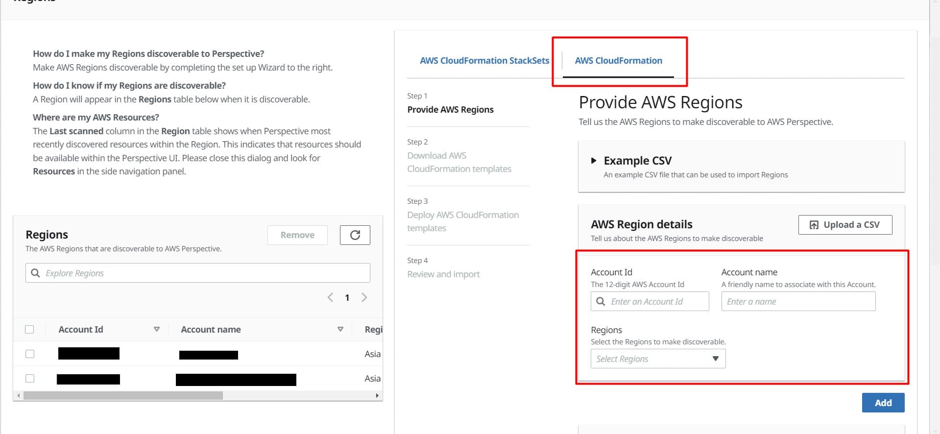 AWS Perspective 구축 및 관리 계정 Import 하여 사용하기 - BESPIN Tech Blog