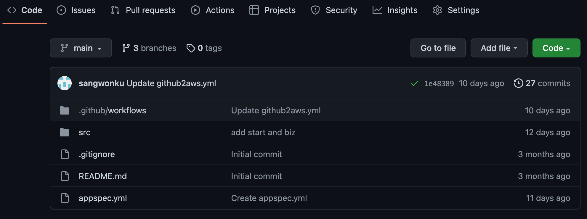 github-action 으로 ec2 에 배포하기 - BESPIN Tech Blog