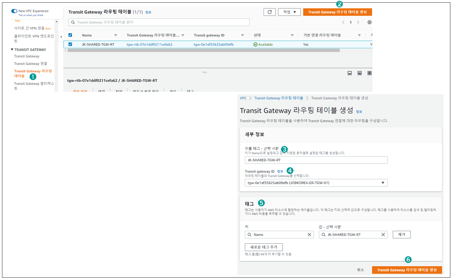 Transit Gateway 구성 가이드 - BESPIN Tech Blog
