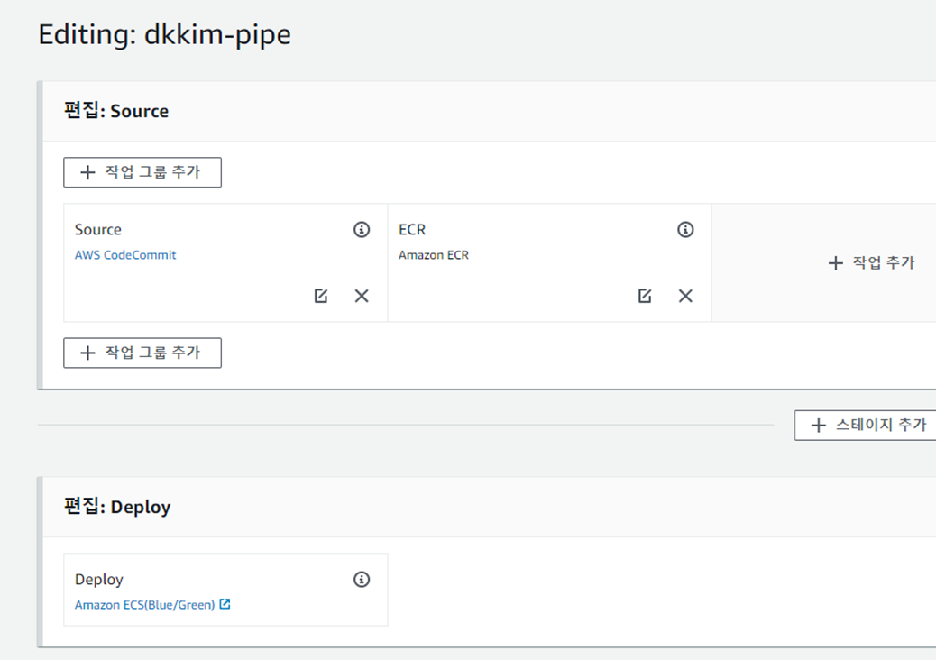 ECS CodePipeline 설정(블루/그린) - BESPIN Tech Blog